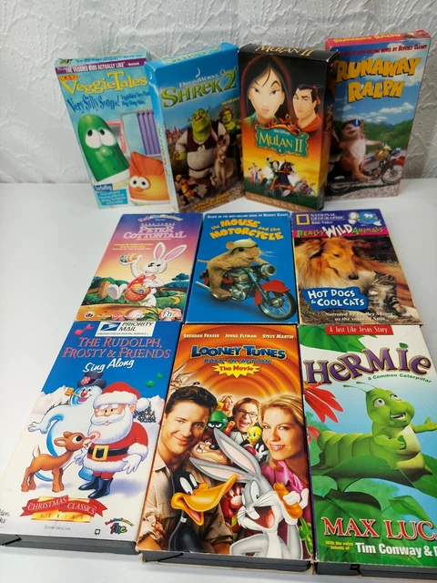 VINTAGE KIDS CARTOONS And Movies Vhs. Lot Of 10 Tested and Works £29.28 ...