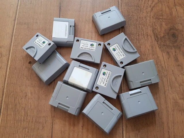 OFFICIAL NINTENDO N64 FRAM upgraded Controller Memory Pak Card £14.23 ...