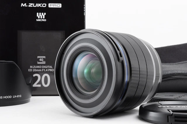 OLYMPUS OM SYSTEM M.ZUIKO DIGITAL ED 20mm F/1.4 PRO [Near MINT BOX ...
