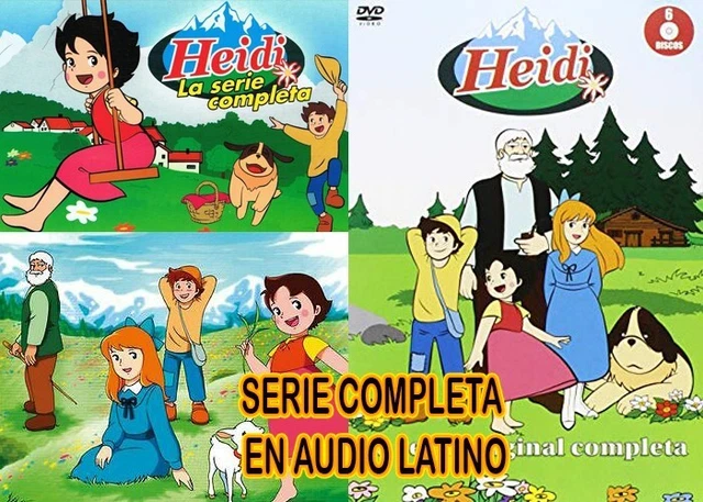 HEIDI : LA série complète en espagnol latin, lot de 17 DVD 52 épisodes ...