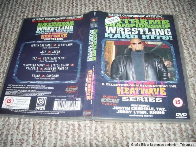 ECW WRESTLING DVD Hard Hits Heatwave Series WWF WWE WCW TNA ROH NWA DWA ...
