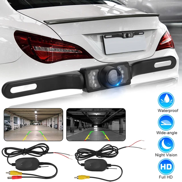 CAR REAR VIEW Backup Camera Parking Reverse License Plate 170° HD ...