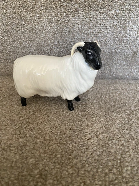 VINTAGE BESWICK POTTERY Black Faced Sheep Lamb Ram ? £9.99 - PicClick UK