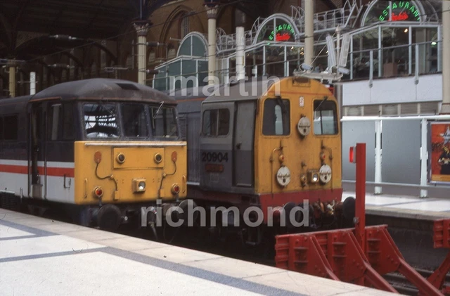 LONDON LIVERPOOL STREET Class 20 20904 20.6.96 Fujichrome 35mm Slide ...