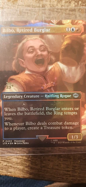 MTG BILBO, CAMBRIOLEUR à la retraite PRE Le Seigneur des Anneaux (LTR ...