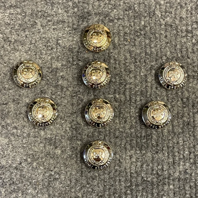 UK BRITISH ARMY Surplus Royal Engineers No.2 FAD Jacket Anodised Tunic ...