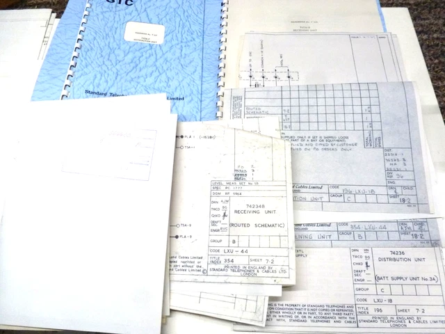 GPO STROWGER VARIOUS Stc Diagrams And Hand Books See Pix £7.58 ...