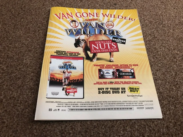 FRAMED MOVIE ADVERT 12X10 National Lampoon's Van Wilder £24.99 ...