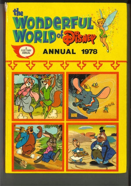 THE WONDERFUL WORLD Of Disney Annual 1978 Fleetway Vintage £2.80 ...