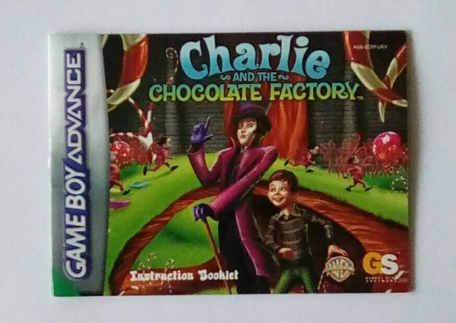 *INSTRUCTIONS ONLY* CHARLIE Chocolate Factory Manual Game Boy Advance ...