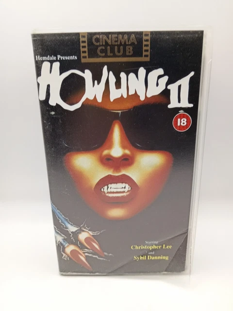 ORIGINAL THE HOWLING II Horror Film Movie VHS Video Tape PAL Retro ...