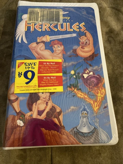 DISNEY HERCULES (VHS, 1997) Clamshell Masterpiece Collection Factory ...