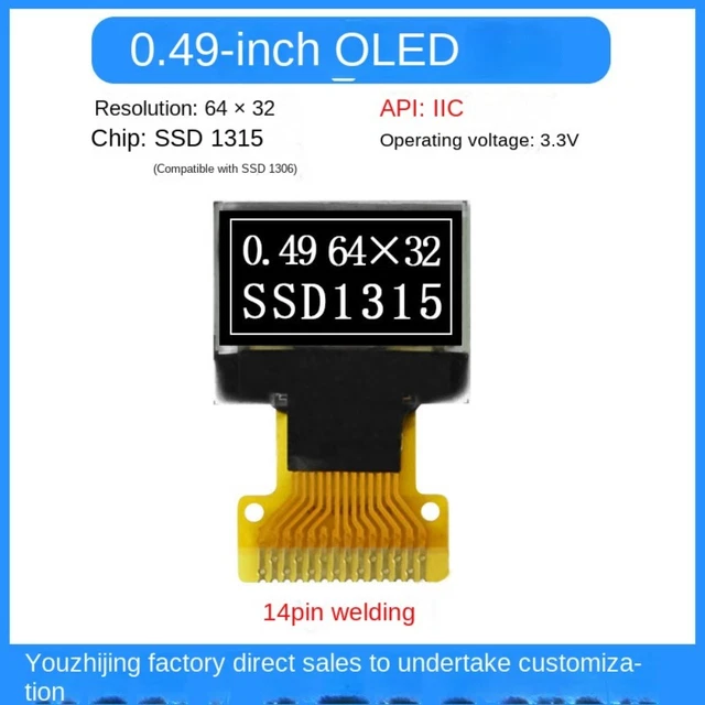 14PIN OLED SCREEN Board IPS OLED LCD Display Module OLED Screen Display ...