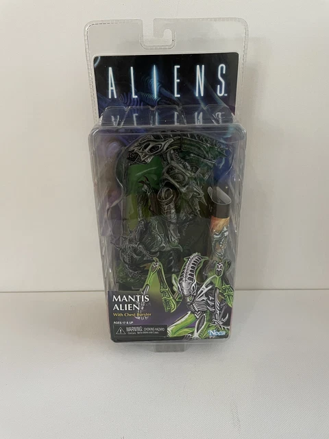 GENUINE NECA REEL Toys Aliens Mantis Alien & Chest Burster Action ...