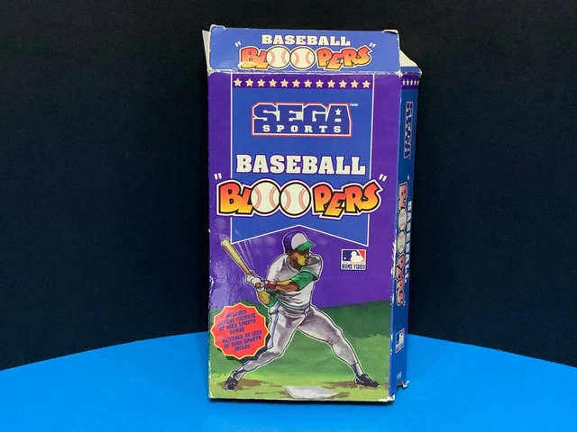 VHS SEGA SPORTS Baseball Bloopers (MLB Home Video, 1994) ***BOX ONLY NO ...