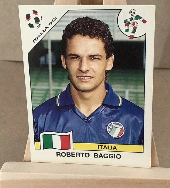 PANINI ITALIA 90 # 53 FIFA World Cup 1990 Italy Roberto BAGGIO number ...