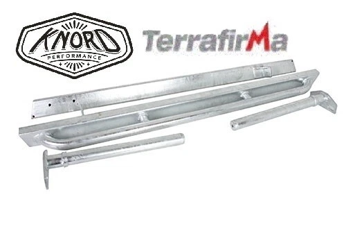 LAND ROVER DEFENDER 110 Galvanised Rock Sliders With Tree Bars £359.99 ...