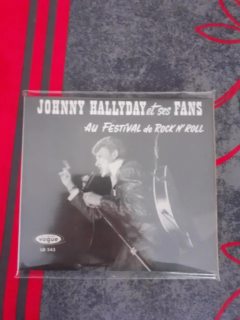 JOHNNY HALLYDAY ET Ses Fans Au Festival De Rock... 1CD 25CM Réédition ...