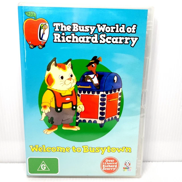 THE BUSY WORLD of Richard Scarry Welcome to Busytown (DVD PAL Region 4 ...