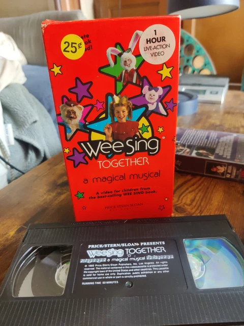 WEE SING TOGETHER VHS A Magical Musical Side Loader 1985 Price Stern ...