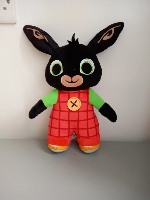 CBEEBIES BING BUNNY Bing The Black Rabbit Soft Plush Toy Golden Bear ...