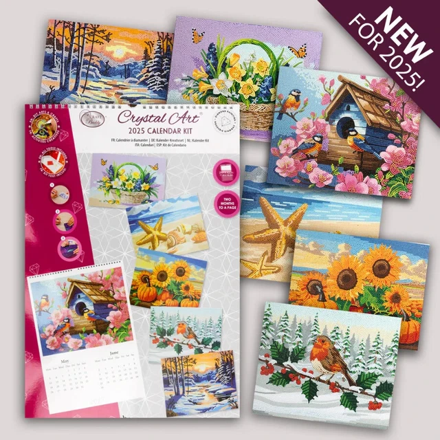 CRAFT BUDDY - Crystal Art Calendar Kit 2025 £24.95 - PicClick UK