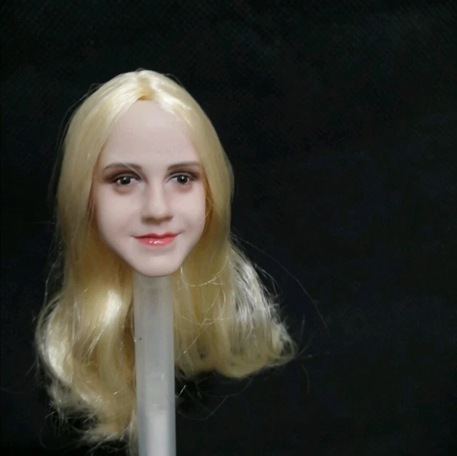 SCULPTURE TÊTE CHEVEUX blonds Hermione Emma Watson échelle 1:6 pour ...