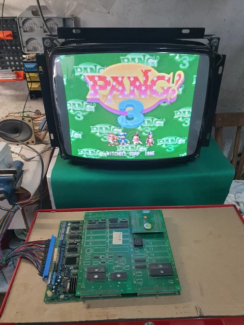 ARCADE JAMMA PCB CPS1 Pang 3 by CAPCOM working EUR 129,00 - PicClick IT