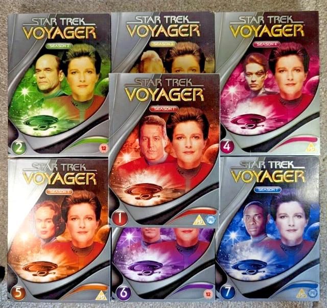 STAR TREK VOYAGER: Complete Seasons 1 - 7 DVD Box Set Collection EUR 41 ...