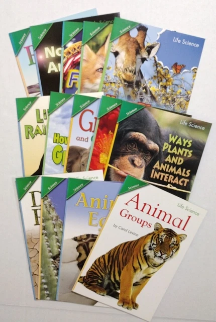 LIFE SCIENCE READERS SET 14 books Pearson Scott Foresman DK 2nd grade ...