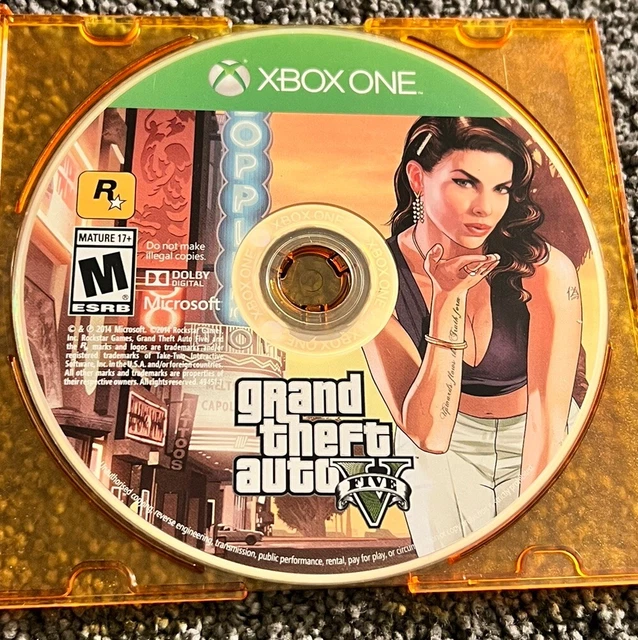 GRAND THEFT AUTO V GTA 5 Five XBOX One solo disco TESTATO!!! IN ...