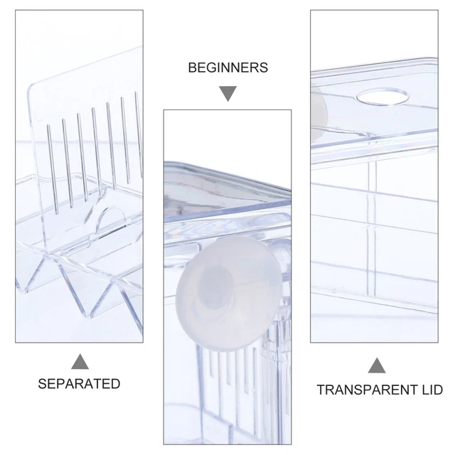 AQUARIUM BREEDING TANK Box for Fish Isolation Case Egg Incubator $27.71 ...