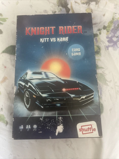 RARE KNIGHT RIDER Card Game KITT vs KARR Duel - Iconic Shuffle Games ...