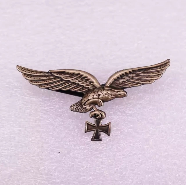 PIN, REICHSADLER MIT EK, Mützenabzeichen, Deutschland, WWII, Wehrmacht ...