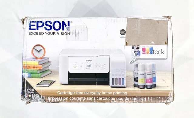 EPSON ECOTANK ET-2720 Supertank Color Inkjet All-in-One Printer - White ...