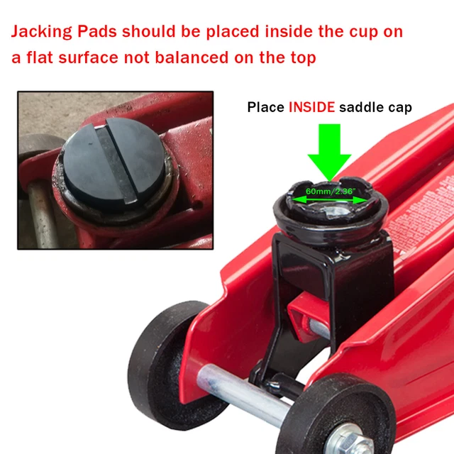 AU 1PC CAR Block Hydraulic Ramp Jacking Pads Trolley Jack Adapter ...