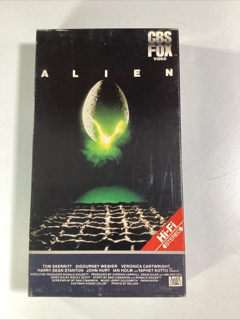 ALIEN VHS 1984 CBS FOX Hifi £21.97 - PicClick UK