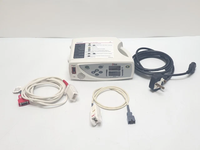 PULSE OXIMETER MONITOR Masimo RAD 8 SpO2 Monitor with Leads SpO2+New ...