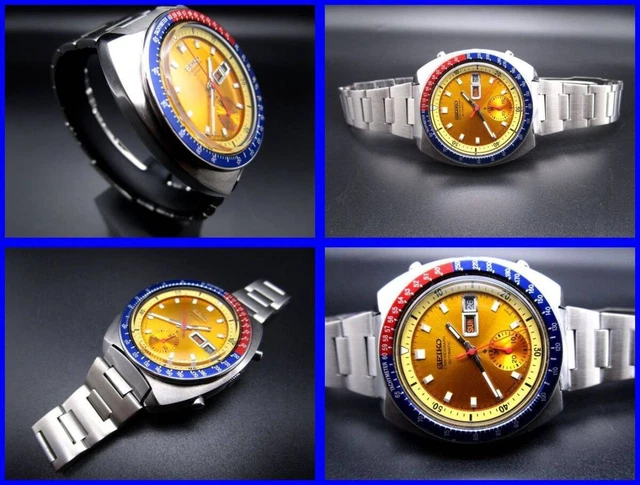 SEIKO SPEED TIMER Pepsi bezel Yellow inner bezel $1,126.00 - PicClick
