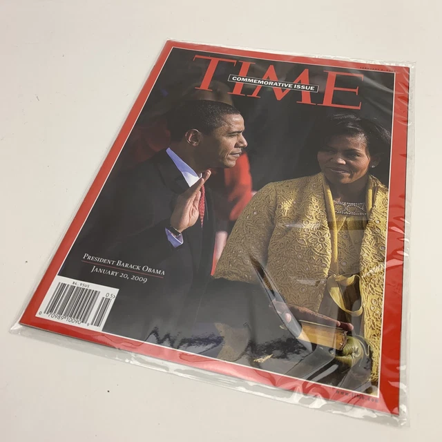 TIME MAGAZINE FEBRUARY 2 2009 President Barack Obama and Michelle Obama ...