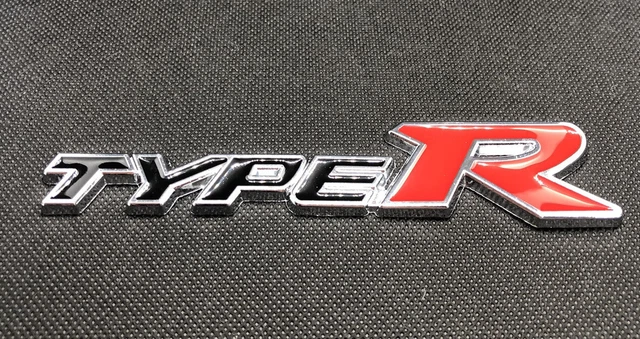HONDA TYPE R Badge Side Rear Emblem Sticker Fn2 Ep3 Civic Integra Dc5 ...