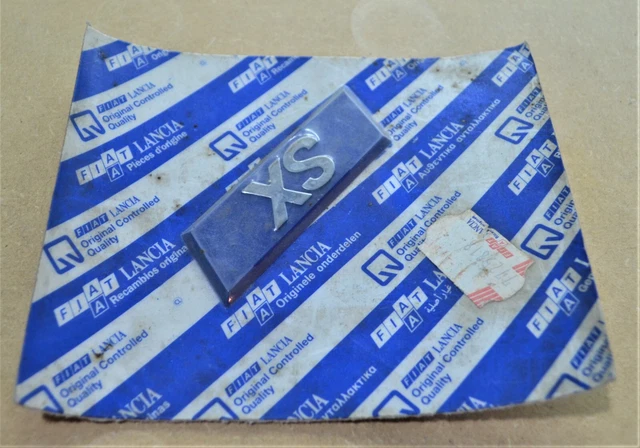 EMBLÈME ORRNEMENT LOGO Blason Écrit Plastique Fiat Type XS EUR 10,00 ...