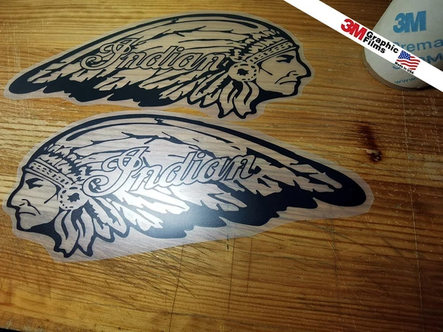 INDIAN FUEL TANK decal set X2 vinyl adesivi autocollants ステッ EUR 24,95 ...