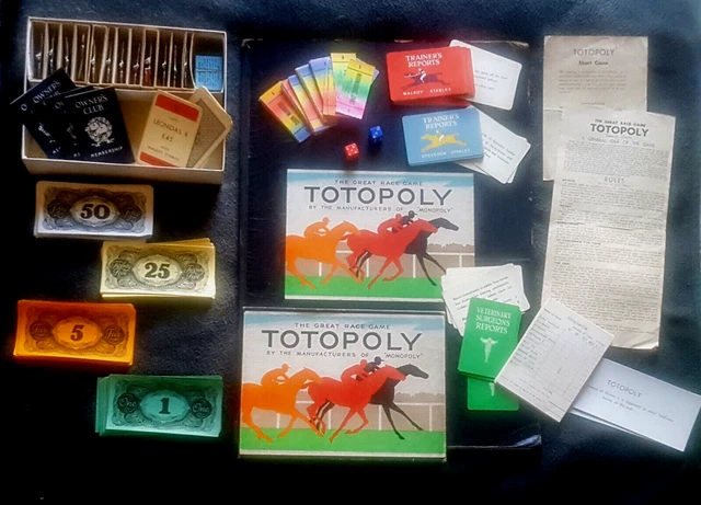 VINTAGE-TOTOPOLY BOARD GAME-WADDINGON'S - Complete With Board And Box ...