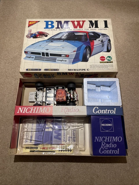 NICHIMO 1/12 BMW M1 Racing Car Model Kit RC-1211 NEW Plus Spares Rare ...