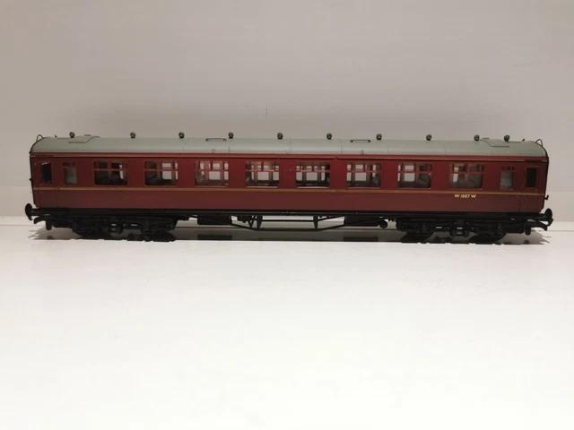MAINLINE OO GAUGE 937309 Collett 2nd Class Coach Maroon £9.50 - PicClick UK