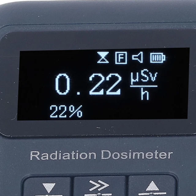 RADIATION DETECTOR NUCLEAR Monitor Dosimeter Geiger Counter Beta Gamma ...