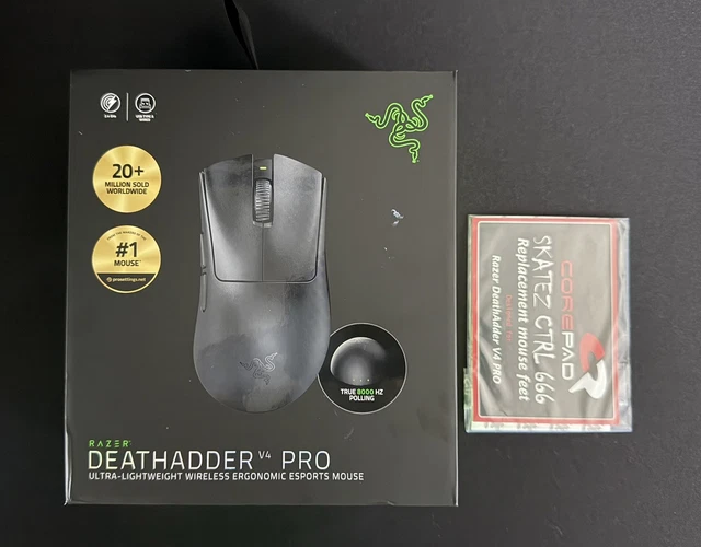 RAZER DEATHADDER V4 Pro 8K Gaming Wireless Mouse £130.70 - PicClick UK