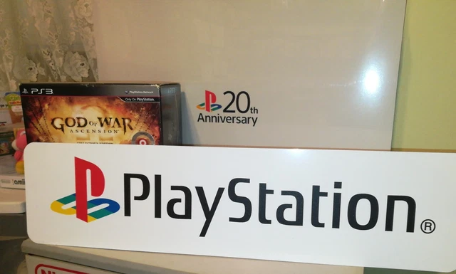 SONY PLAYSTATION DISPLAY, Sony PlayStation Aluminum Sign, PS1 PS One 6 ...