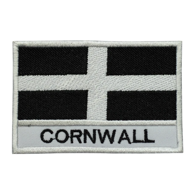 CORNWALL COUNTY FLAG Patch Iron On Patch Sew On Badge Embroidered Patch £2.89 - PicClick UK